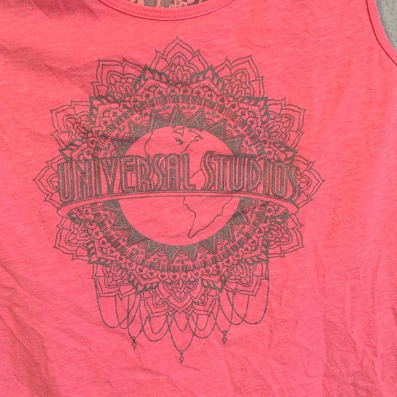 Universal Studio | Tops | Universal Studios Pink Henna Metallic ...